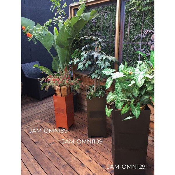 James 8" Subwoofer Omni Directional 3 Way All Terrain Outdoor Planter ...